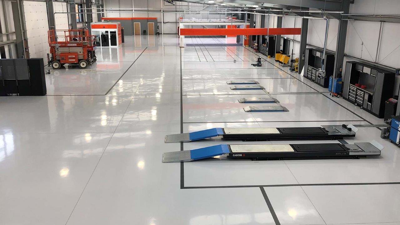 Automotive Dealership Flooring Toronto| Car Dealership Epoxy Flooring