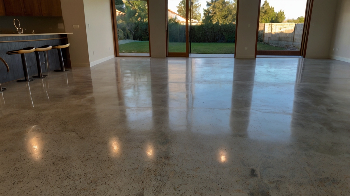 Transform Your Living Room with Residential Polished Concrete Floors: A ...
