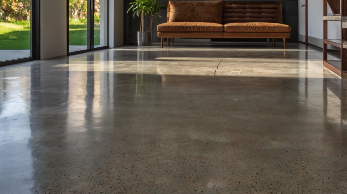 Transform Your Living Room with Residential Polished Concrete Floors: A ...